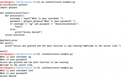 Python Decorators -- Tutorial | MuirlandOracle | Blog